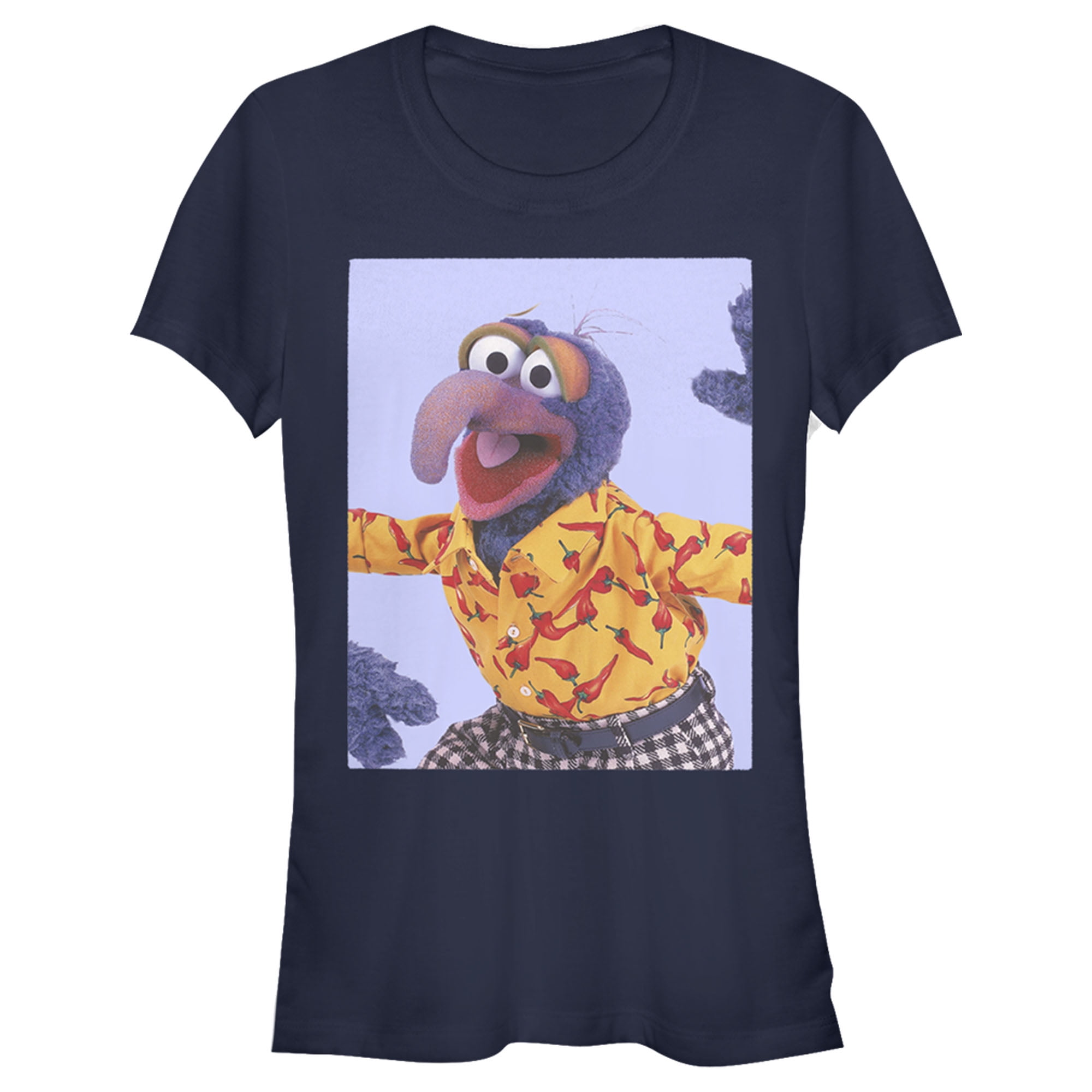 Junior's The Muppets Gonzo Poster Graphic Tee Navy Blue X Large ...