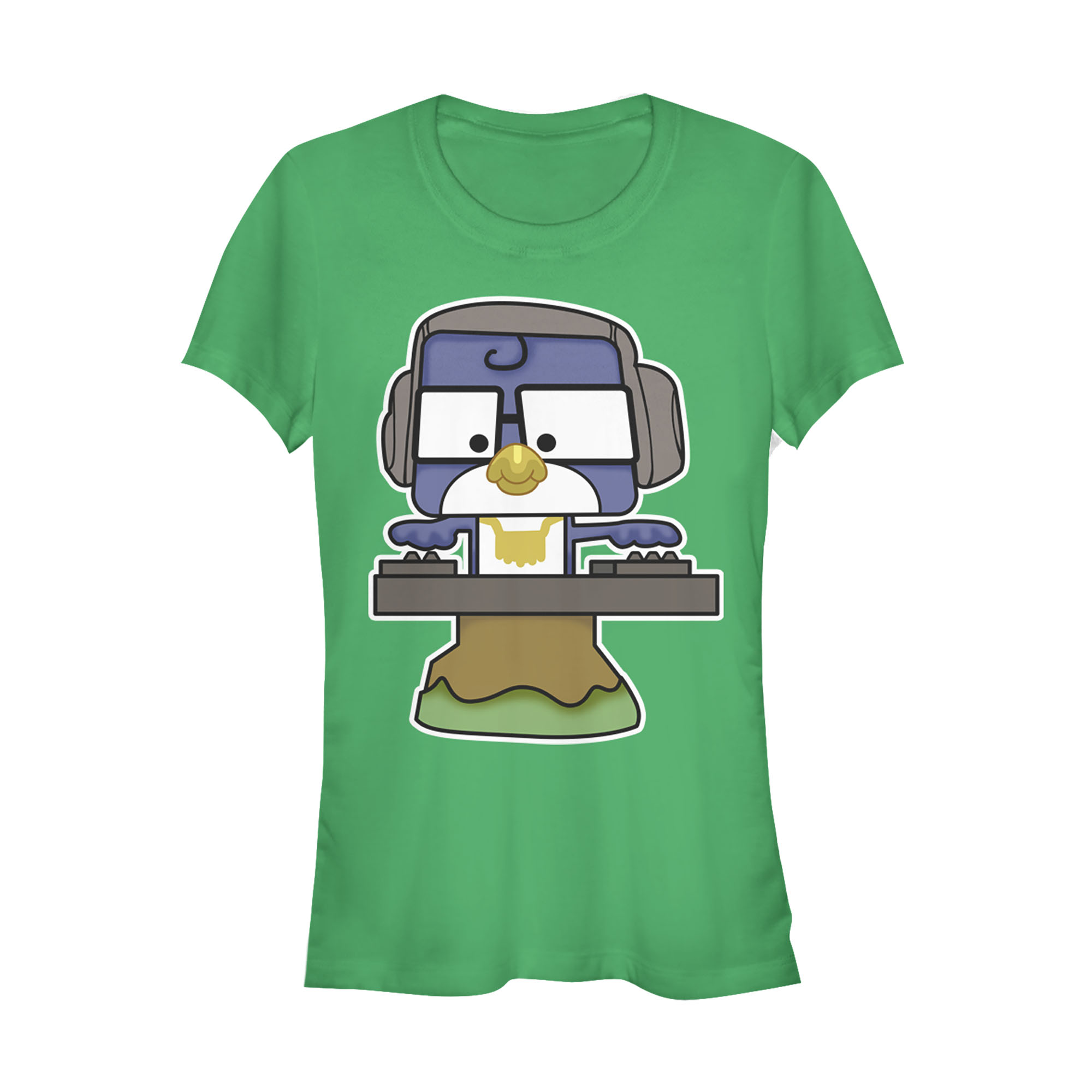 Junior's Toy Story DJ Blu-Jay Toy Graphic Tee Kelly Green Small ...