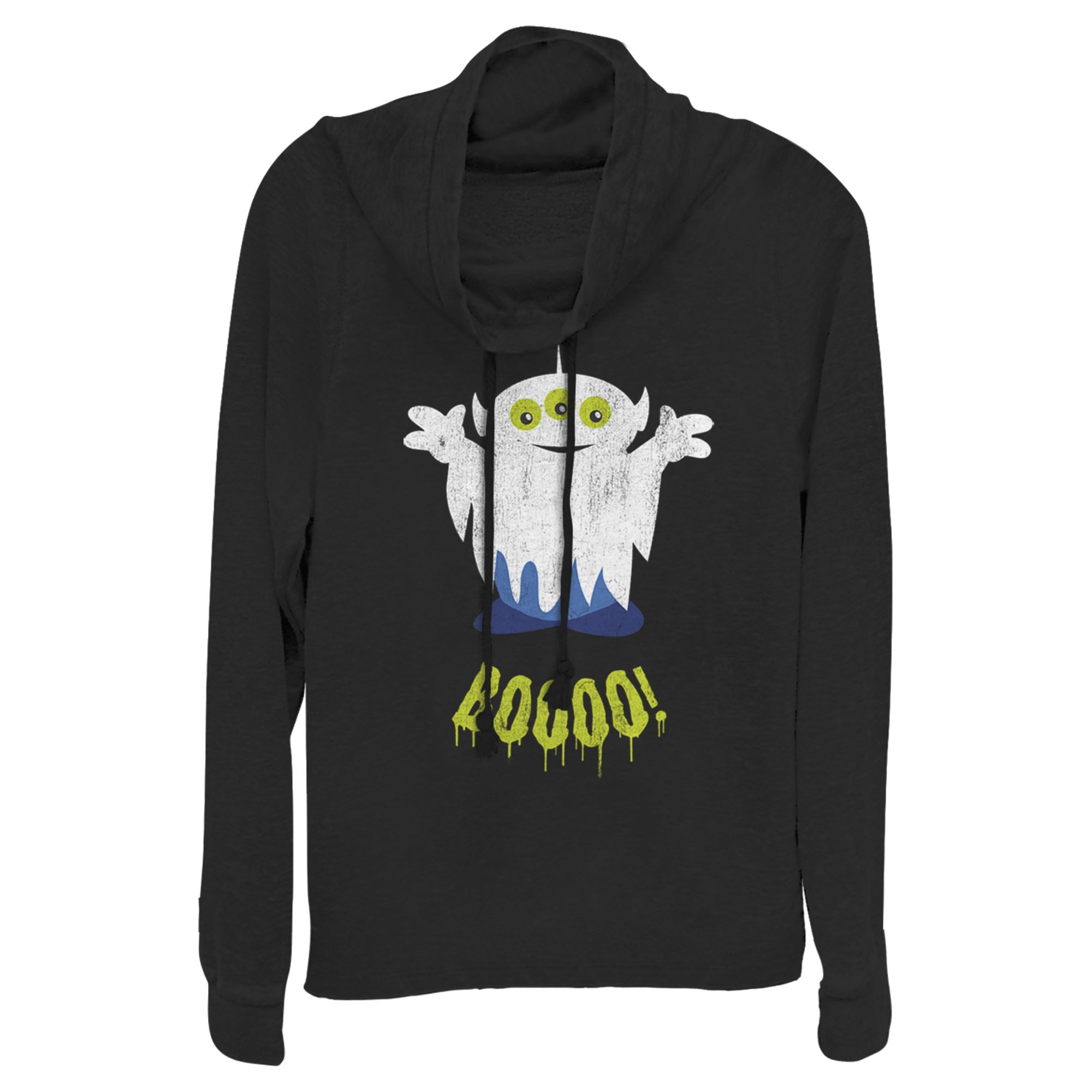 Junior's Toy Story Halloween Squeeze Alien Boo Ghosts Cowl Neck ...