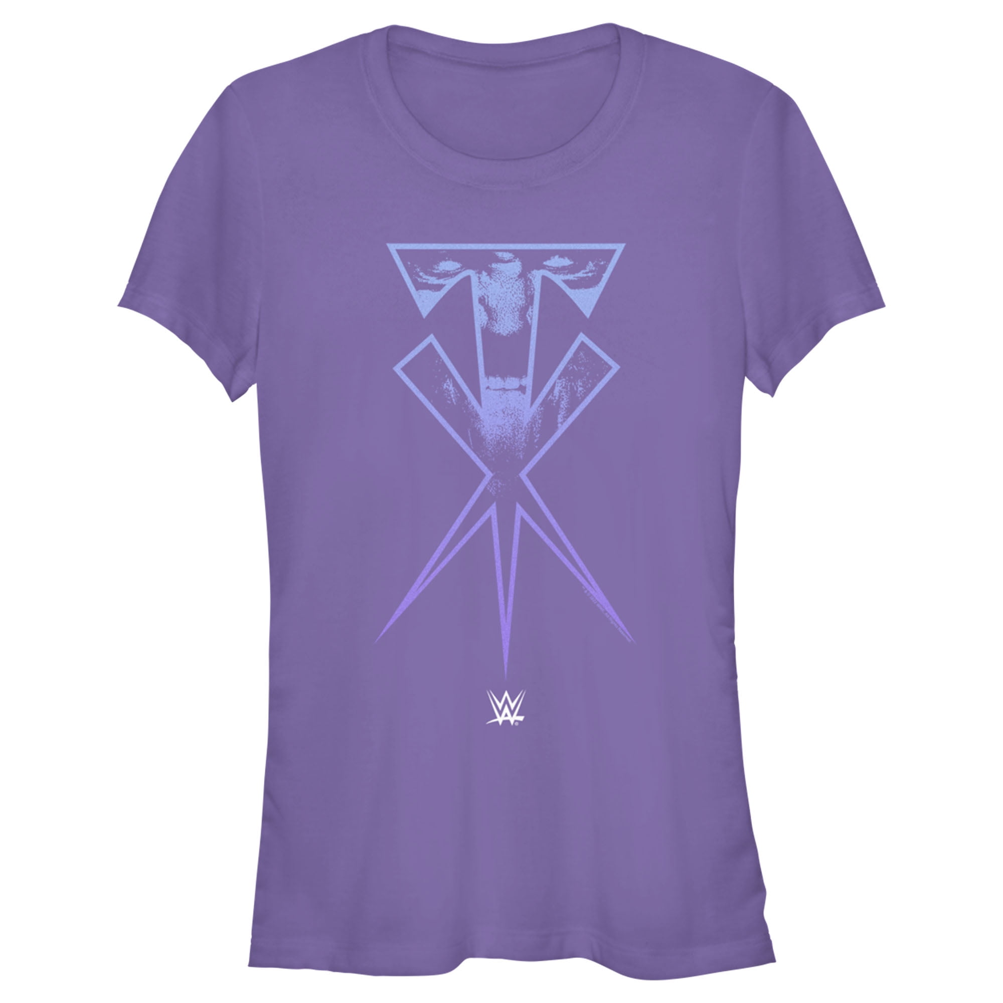 Junior's WWE The Undertaker Face Logo Graphic Tee Purple Medium ...