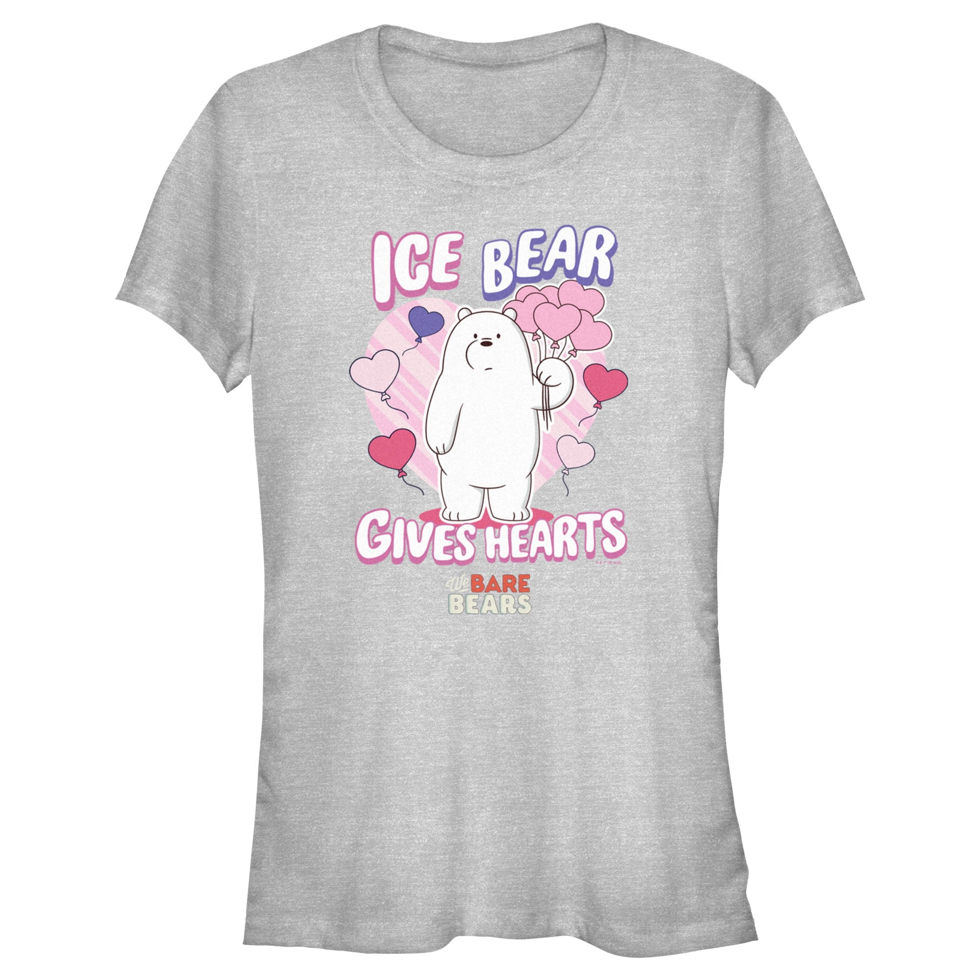 Junior's We Bare Bears Valentine's Day Ice Bear Gives Hearts Graphic ...