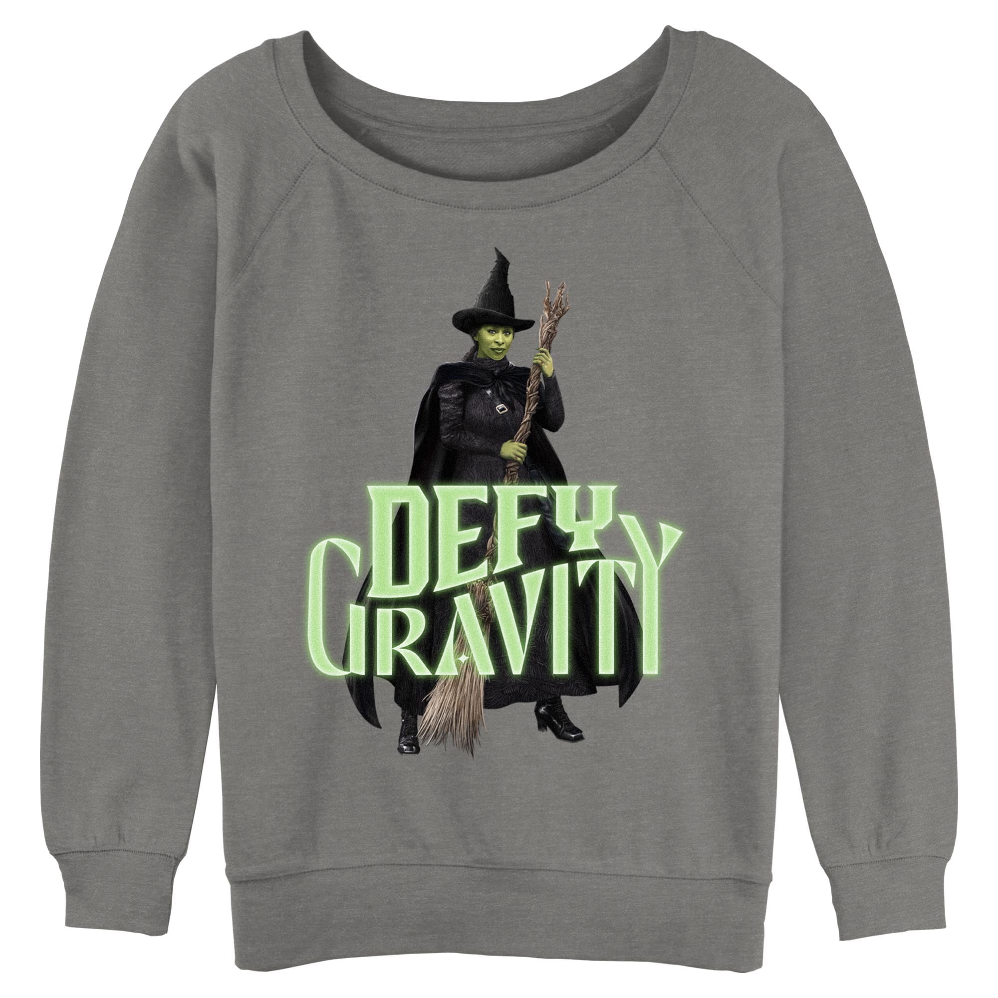 Junior's Wicked Elphaba Defy Gravity Sweatshirt - Walmart.com