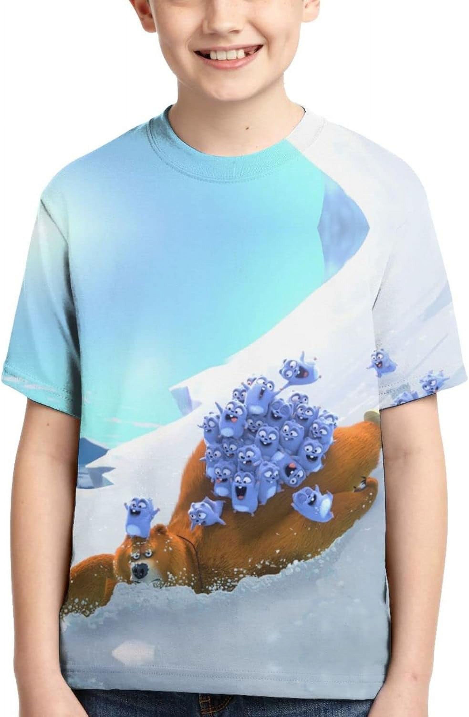 Juniors Boy Girl Grizzy and The Lemmings 3D Print T Shirts, Cool Hip ...