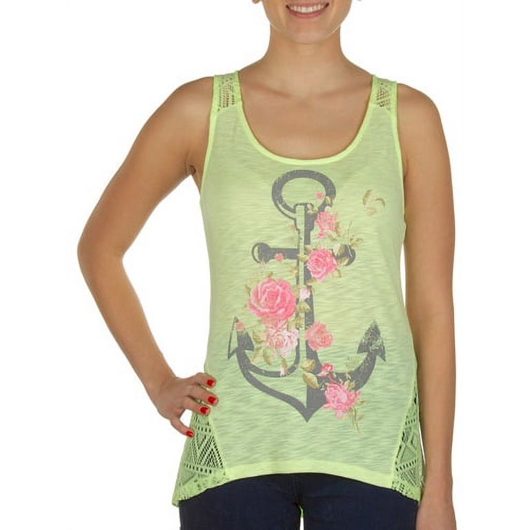 Crochet Back Tank Top