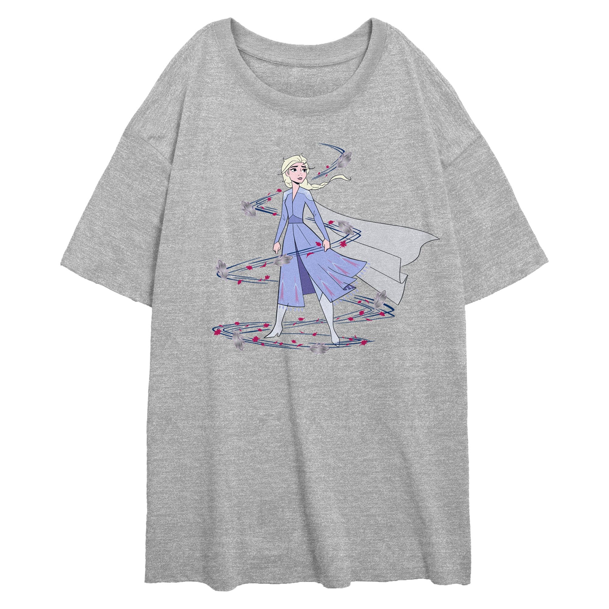 Juniors Frozen 2 Elsa Wind T Shirt - Walmart.com