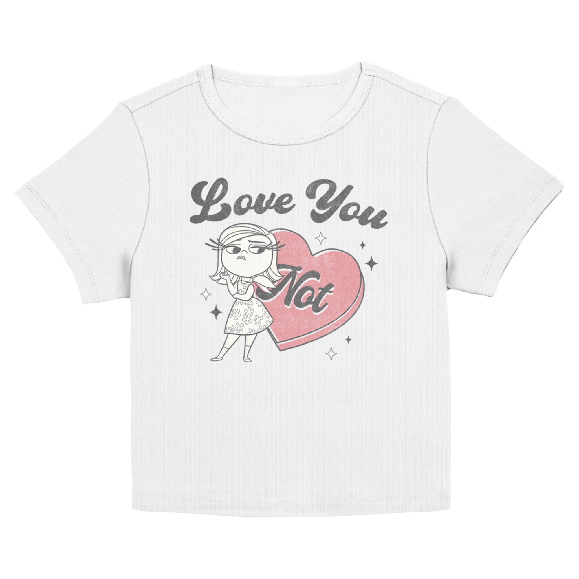 Juniors Inside Out Disgust Love You Not T Shirt - Walmart.com