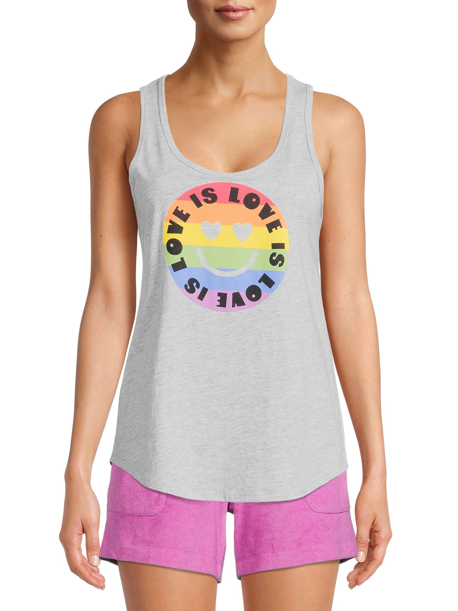Juniors' Love Is Love Tank Top - Walmart.com