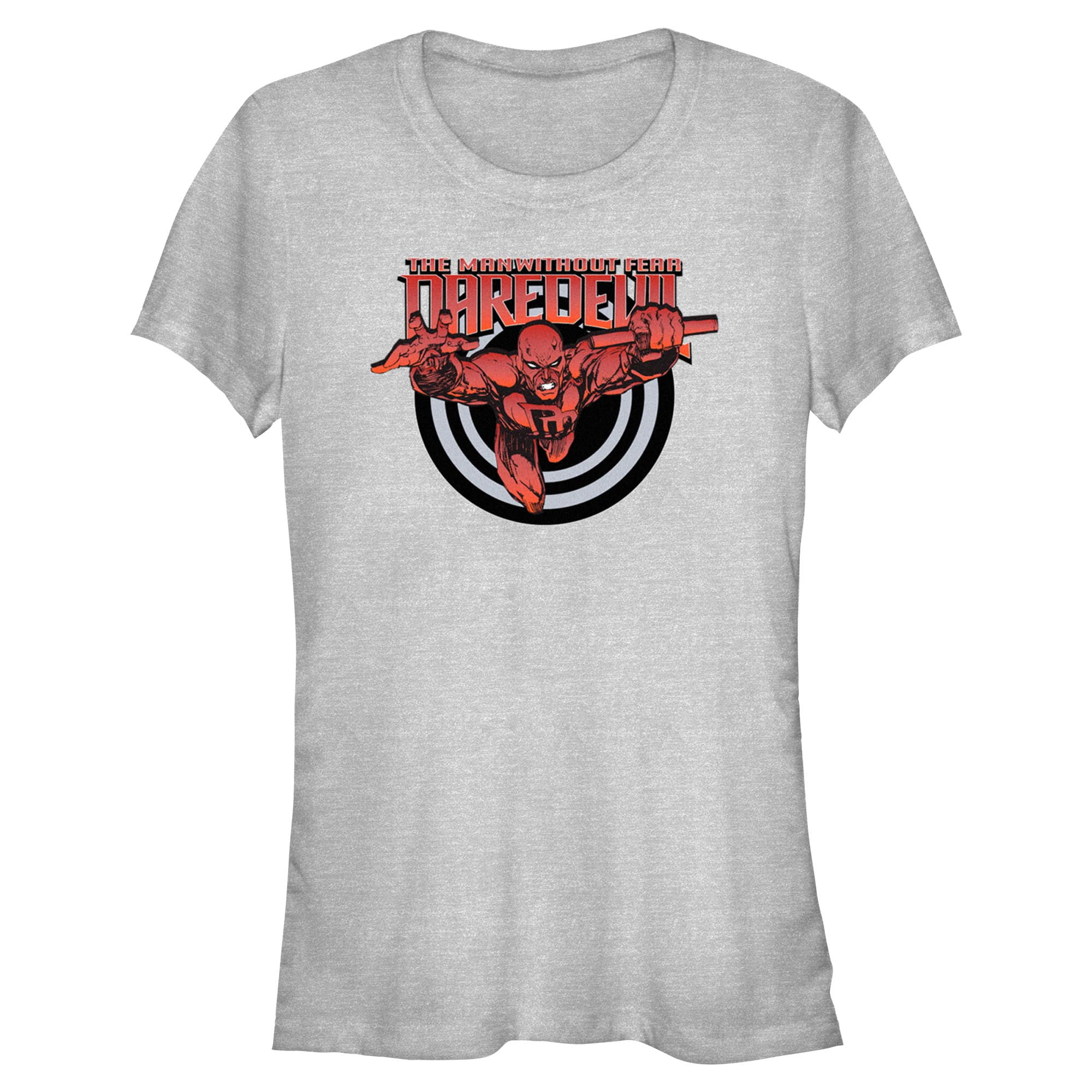 Juniors Marvel: Daredevil Flying Bullseye Daredevil T Shirt - Walmart.com
