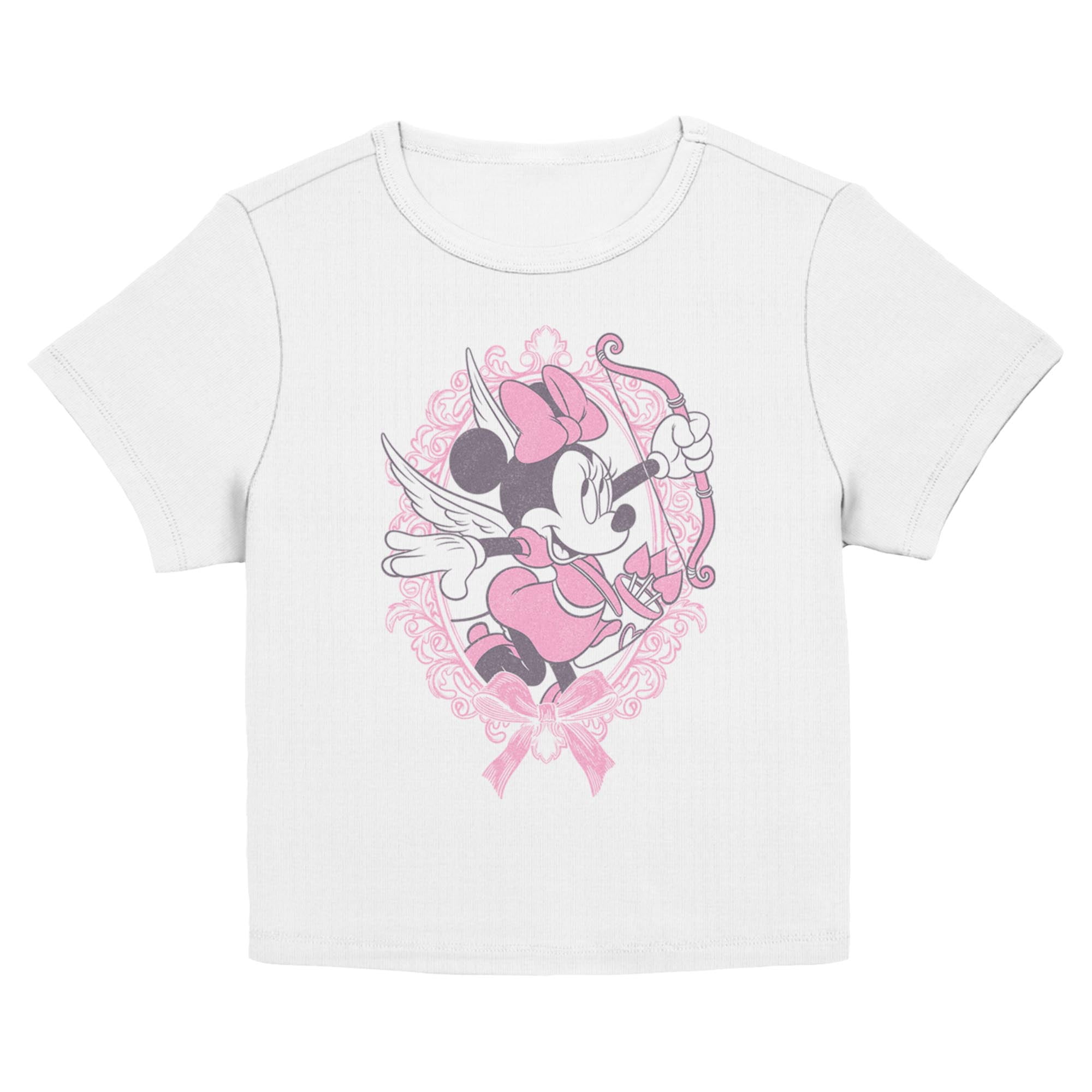 Juniors Minnie Mouse Fancy Cupid Arrow T Shirt - Walmart.com