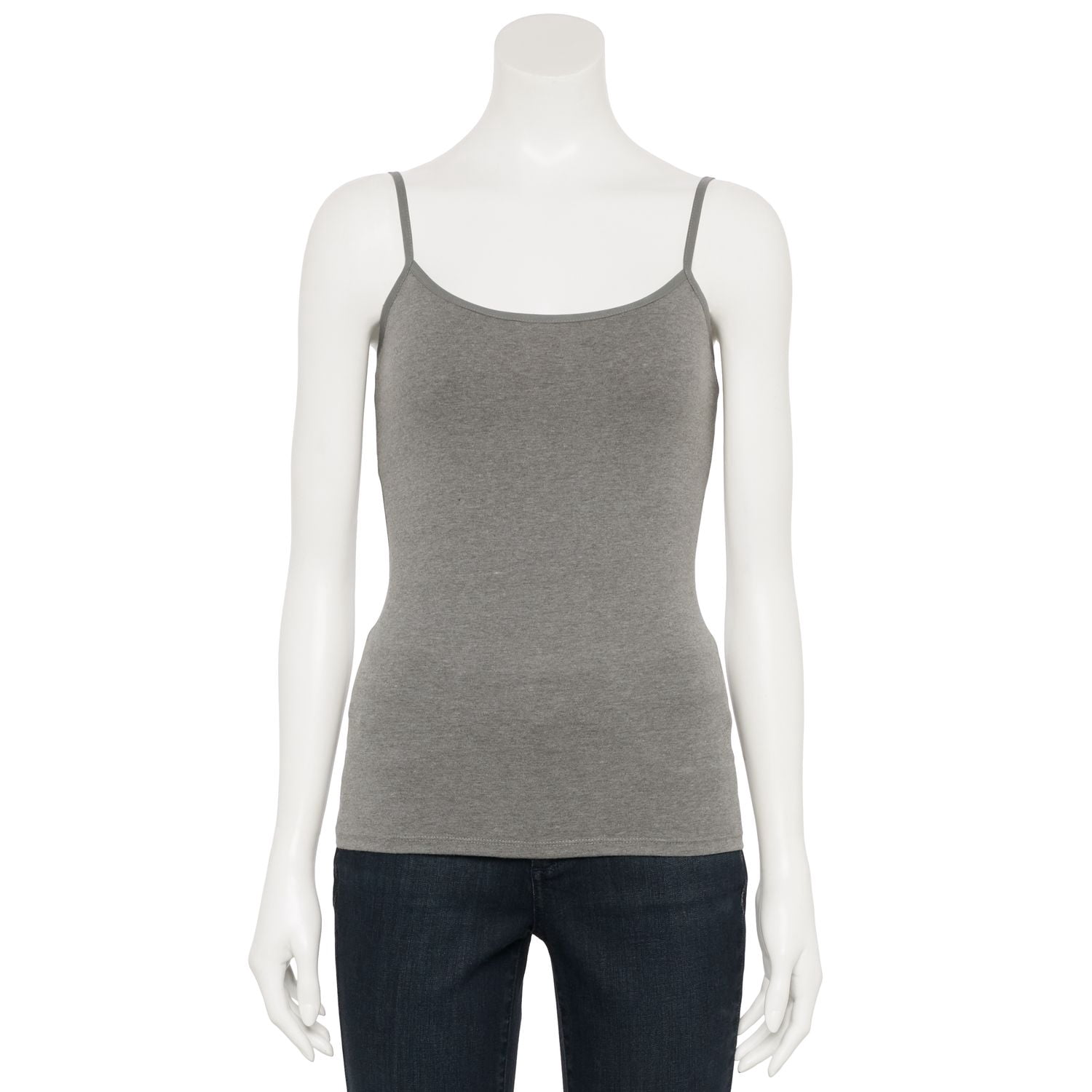Juniors' SO® Shelf Bra Cami Color: Forged Iron Size: LARGE - Walmart.com