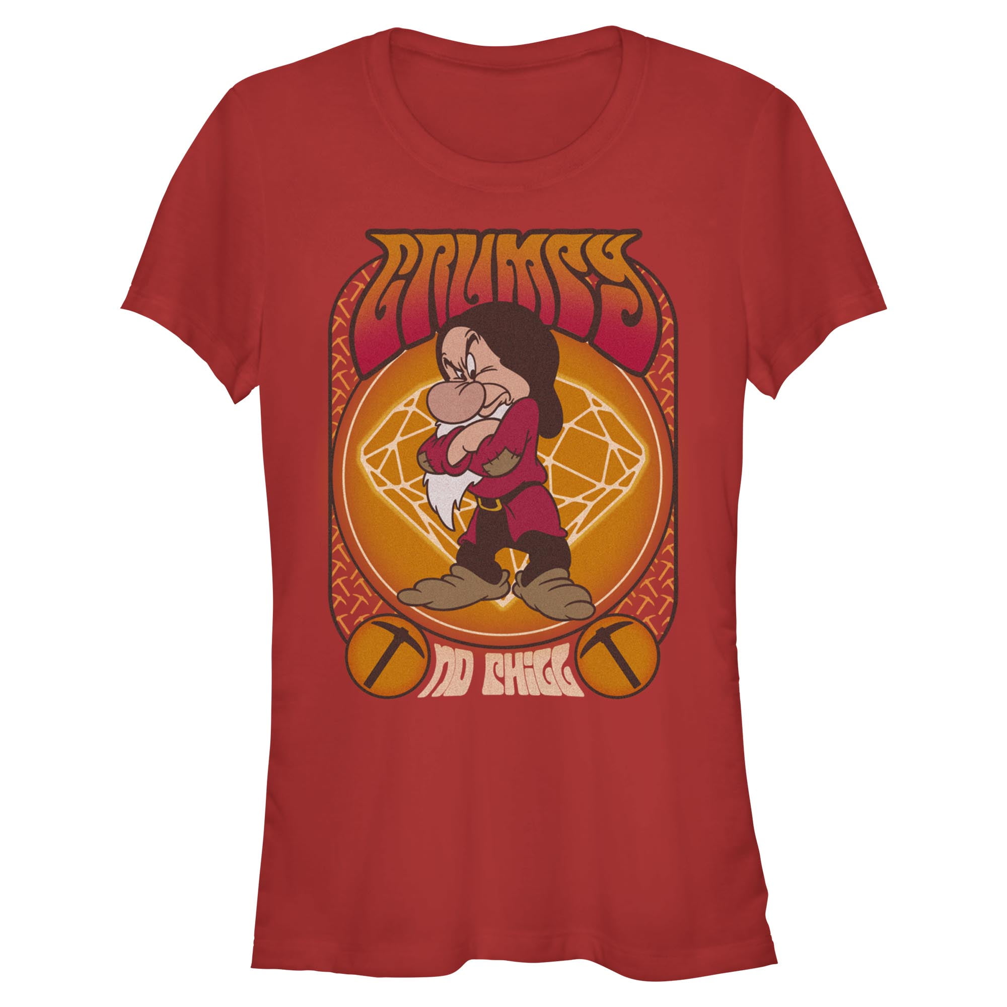 Juniors Snow White and the Seven Dwarfs Grumpy No Chill T Shirt ...