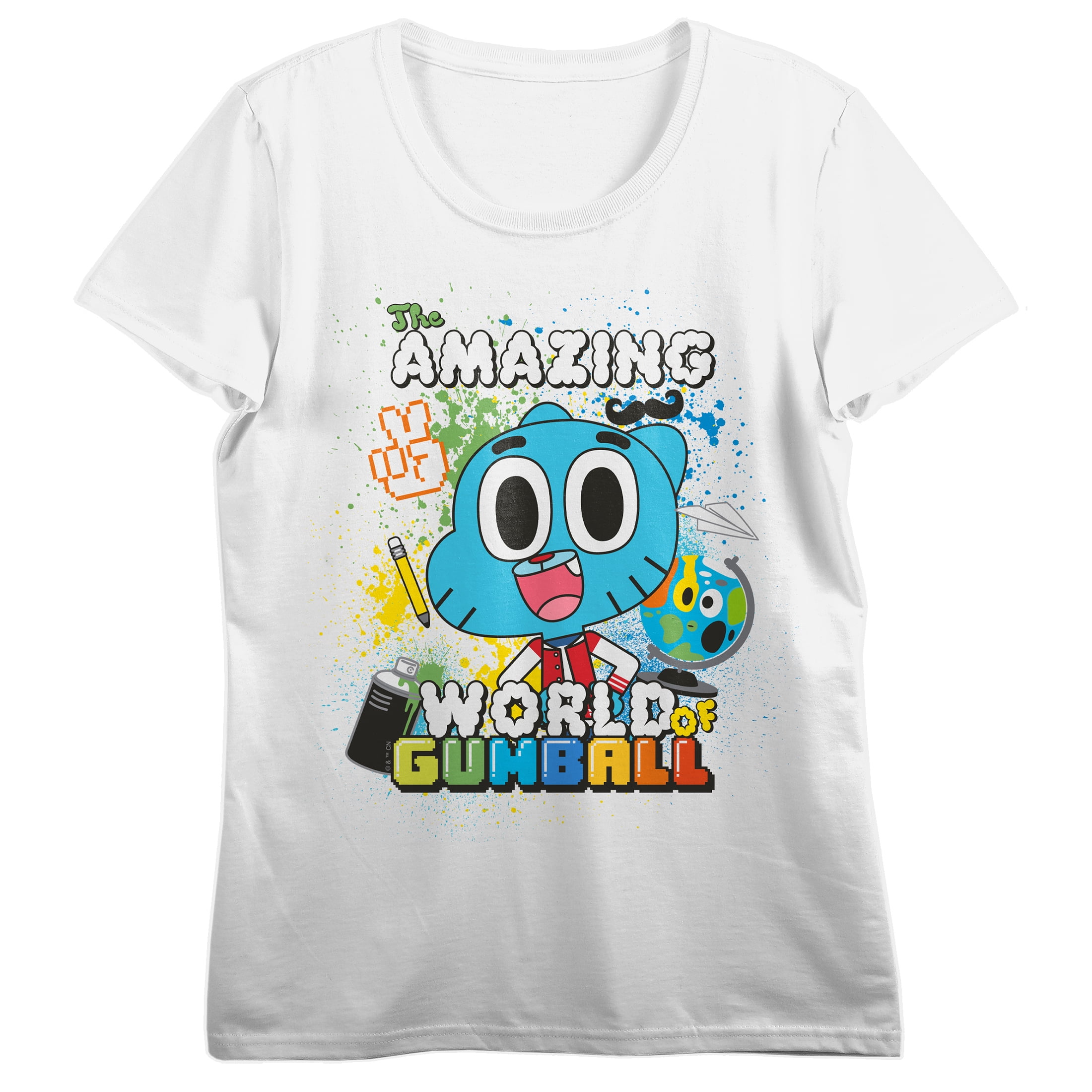The Amazing World of Gumball Gumball Watterson making art, pencil globe ...