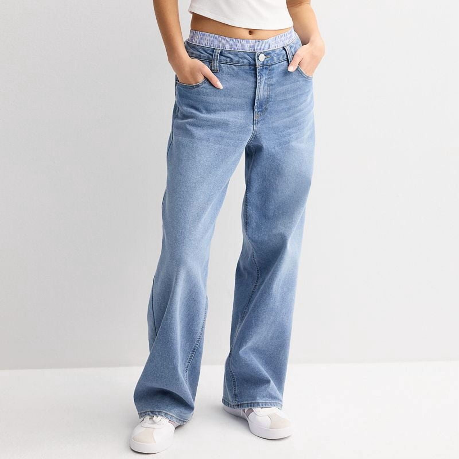 Juniors' Vanilla Star Detachable Boxer Relaxed Fit Jeans, Girl's, Size ...