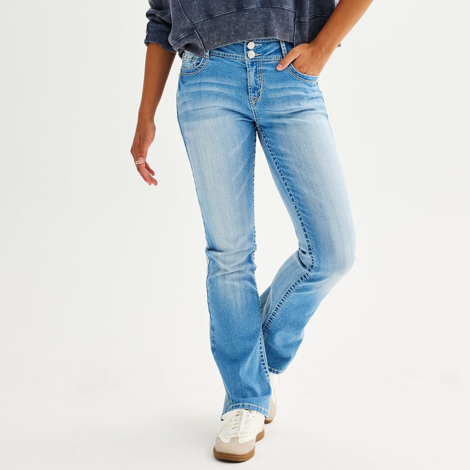 Juniors' WallFlower Insta Stretch® Luscious Curvy Bootcut Jeans Color ...