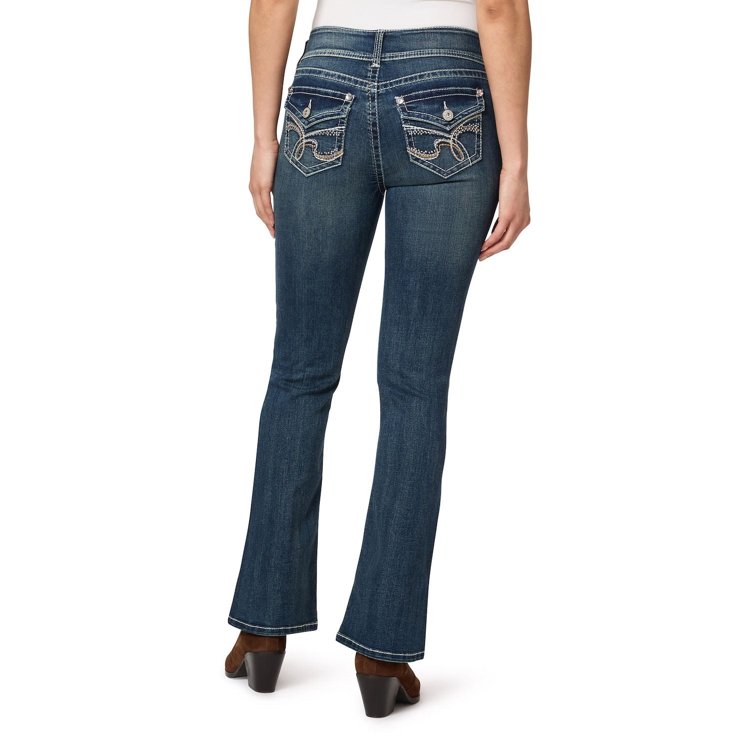 Juniors' WallFlower Luscious Curvy Bling Bootcut Jeans Color: Hartley ...