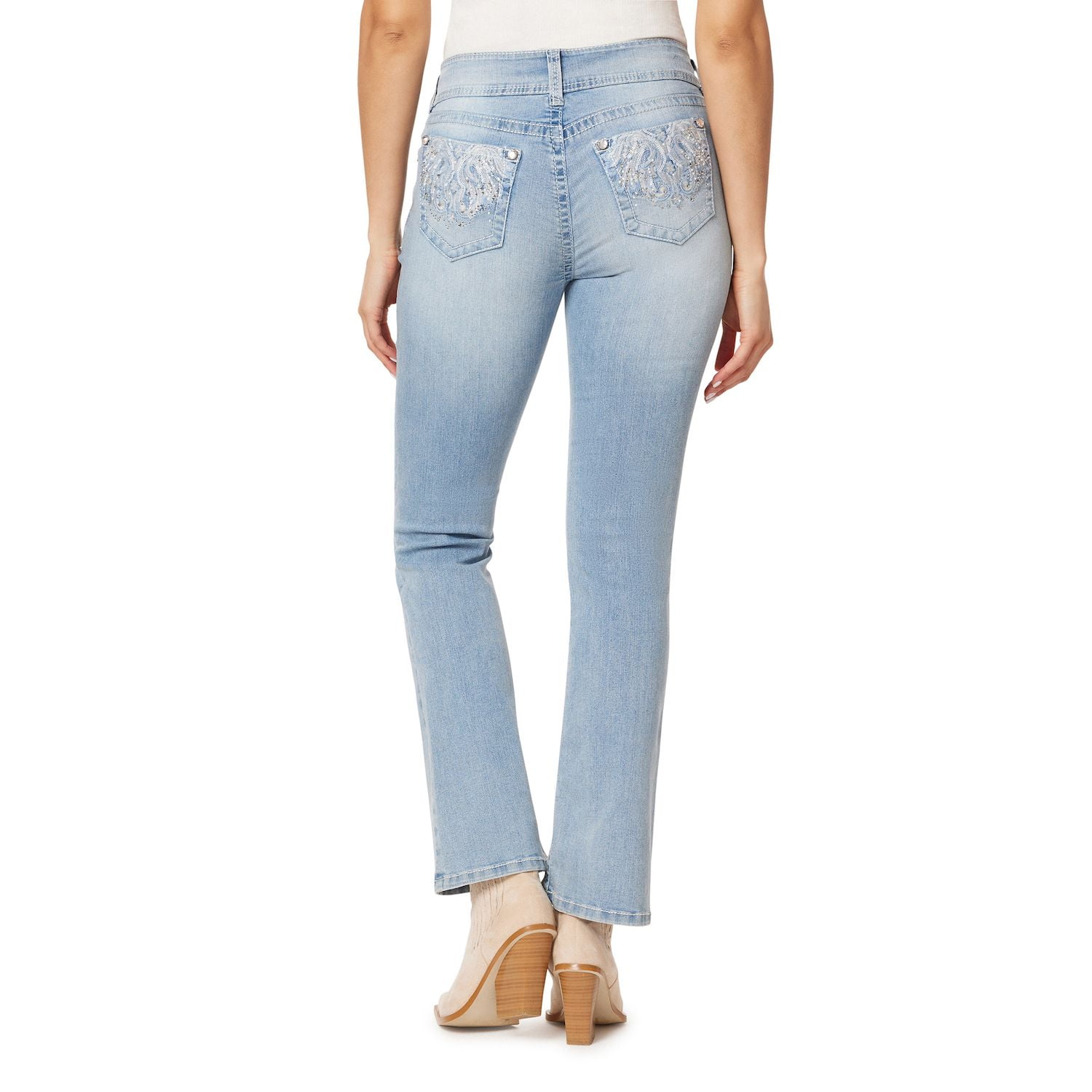 Juniors' WallFlower Luscious Curvy Bling Bootcut Jeans Color: Maisy ...