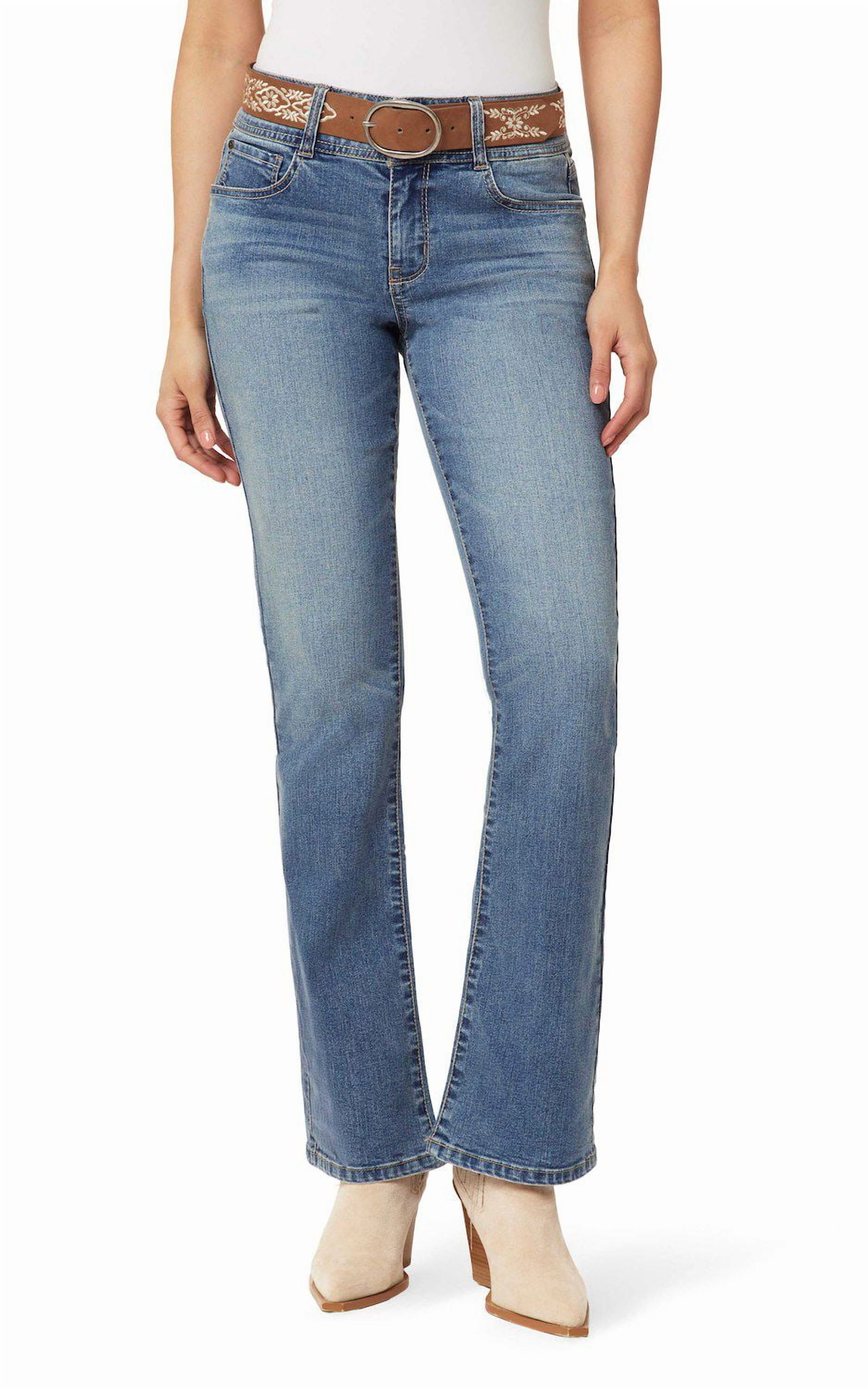 Juniors' WallFlower Luscious Curvy Insta Stretch Mid Rise Bootcut Jeans ...