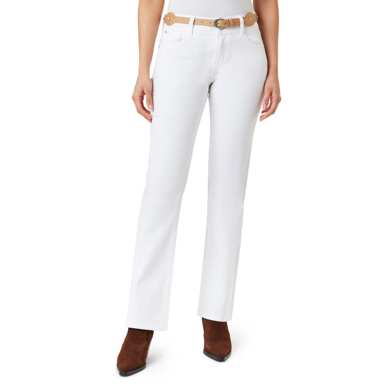 Juniors' WallFlower Luscious Curvy Insta Stretch Mid-Rise Slim Belted ...