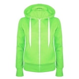 Juniors Zip Up Hoodies Jackets Sweat Shirt for Women Front Zip Winter ...