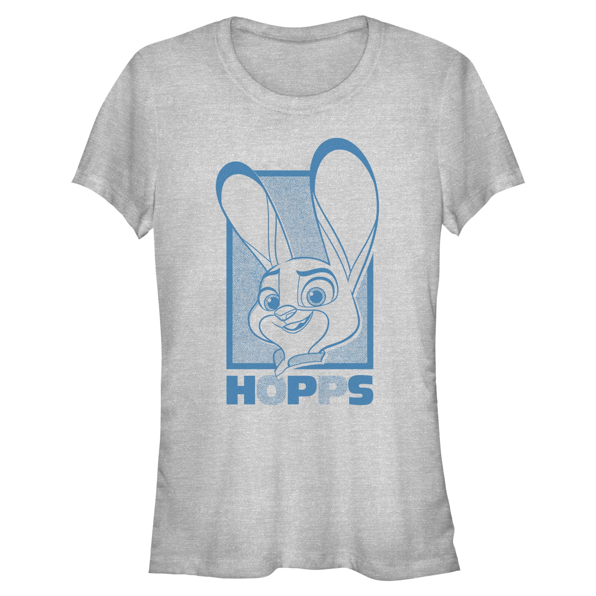 Juniors Zootopia 2 Judy Hopps Blue Portrait T Shirt - Walmart.com