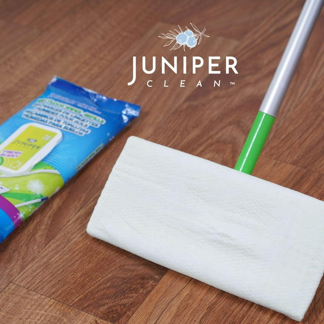 Juniper Clean Wet Mopping Cloths, Fresh Scent, 20 Count - Walmart.com