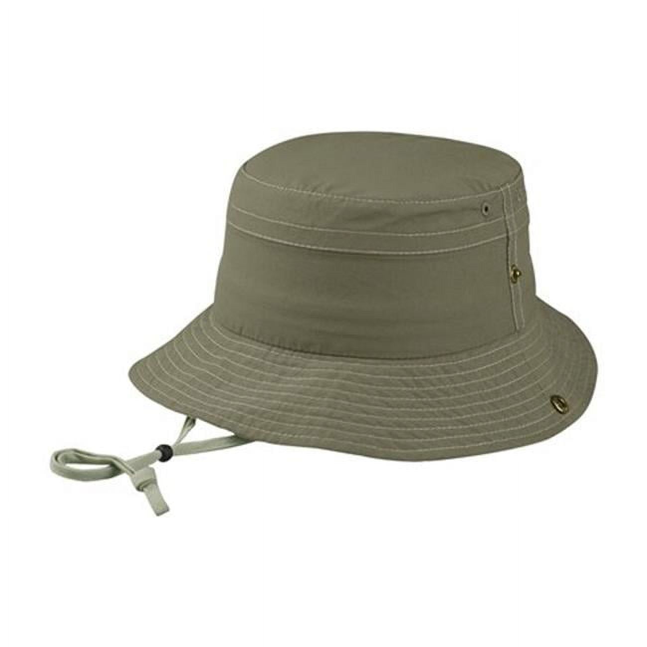 Juniper J7223 Taslon UV Bucket Hat With Side Snaps - Brown & Khaki ...