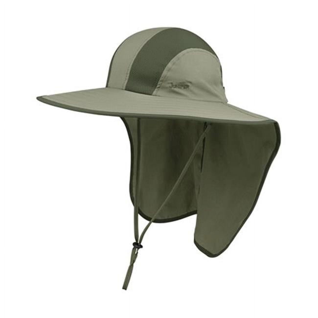Juniper J7250 Mens Taslon UV Large Bill Cap, Olive - Walmart.com