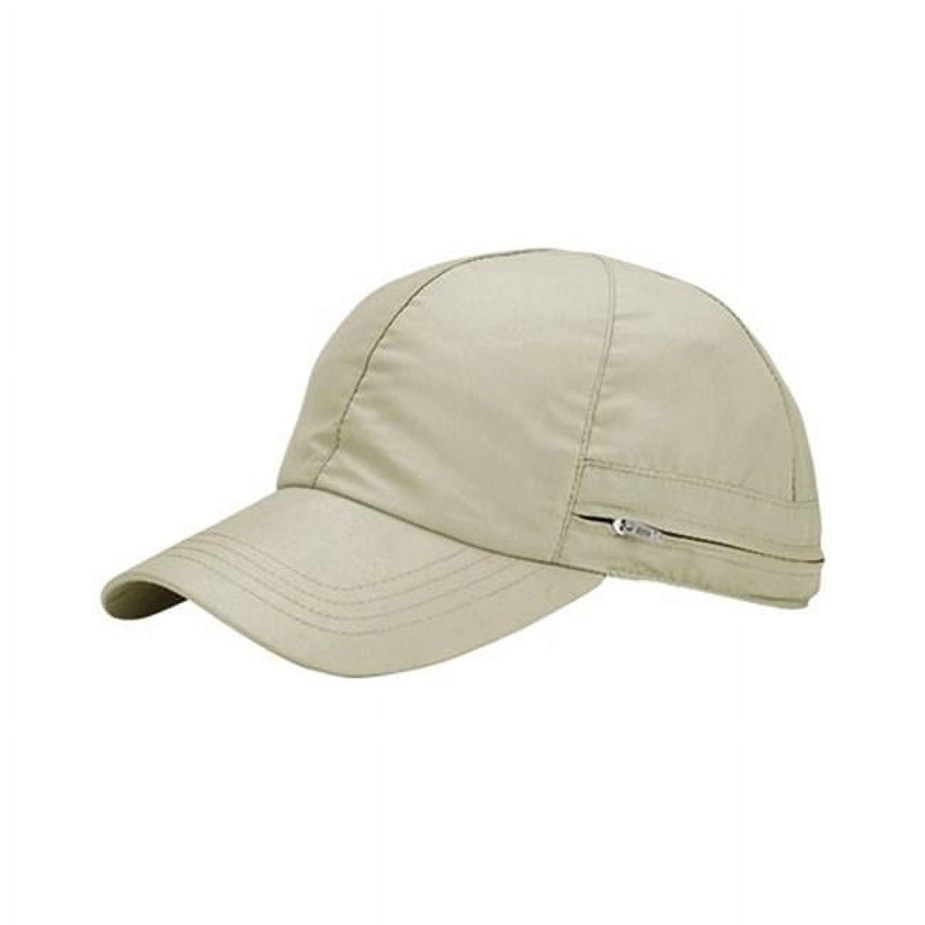 Juniper J7638 Microfiber Cap With Packable Flap, Khaki - Walmart.com