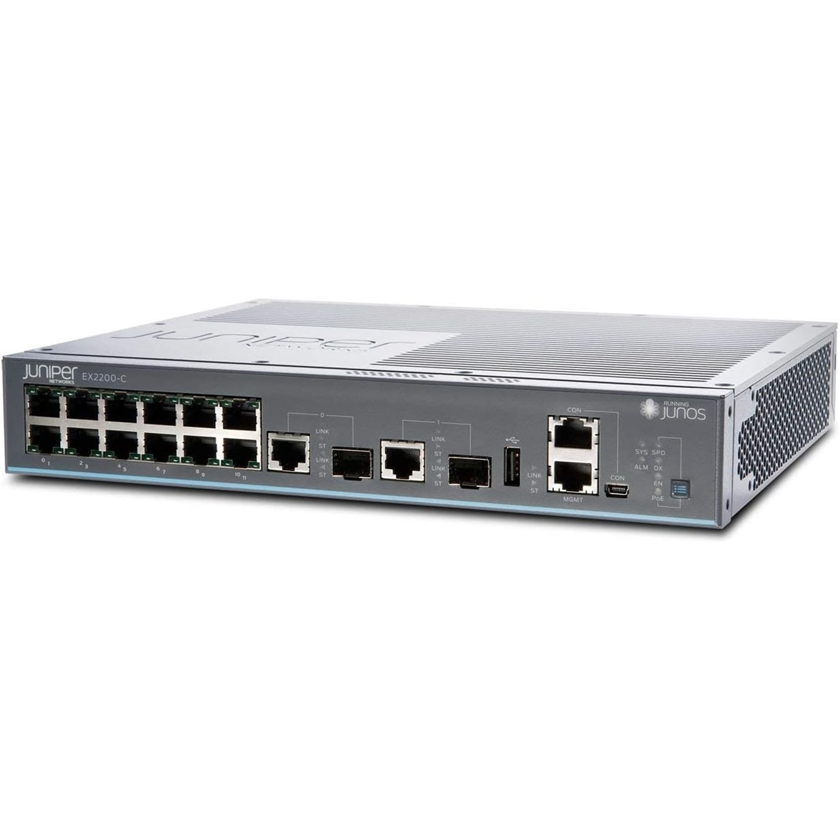 Juniper Networks EX2200-C-12T-2G 12-Port 100Mbps RJ45 Desktop Specialty ...