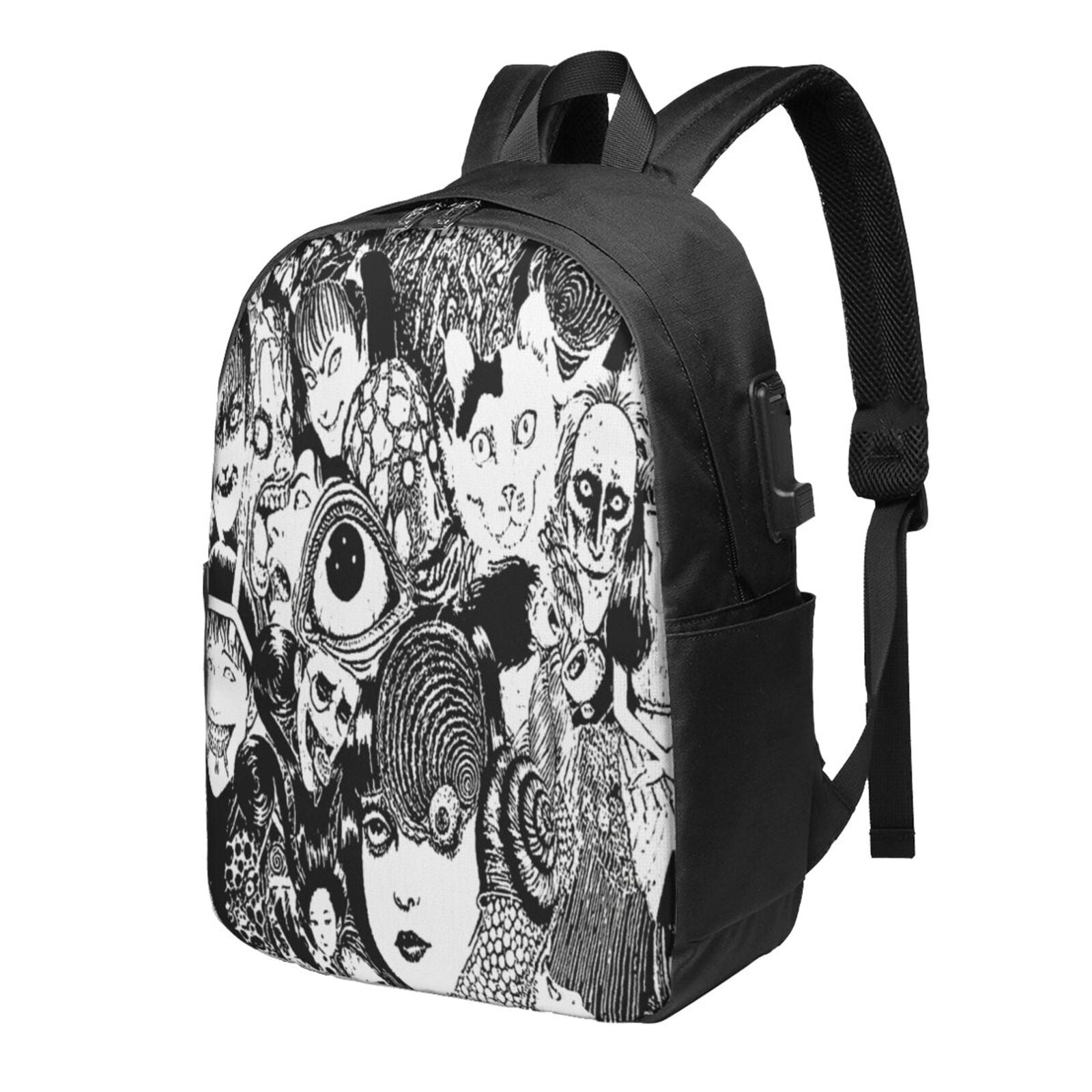 Junji Ito Creepy Backpack Fashion Travel Backpack Laptop Backpack 17 ...