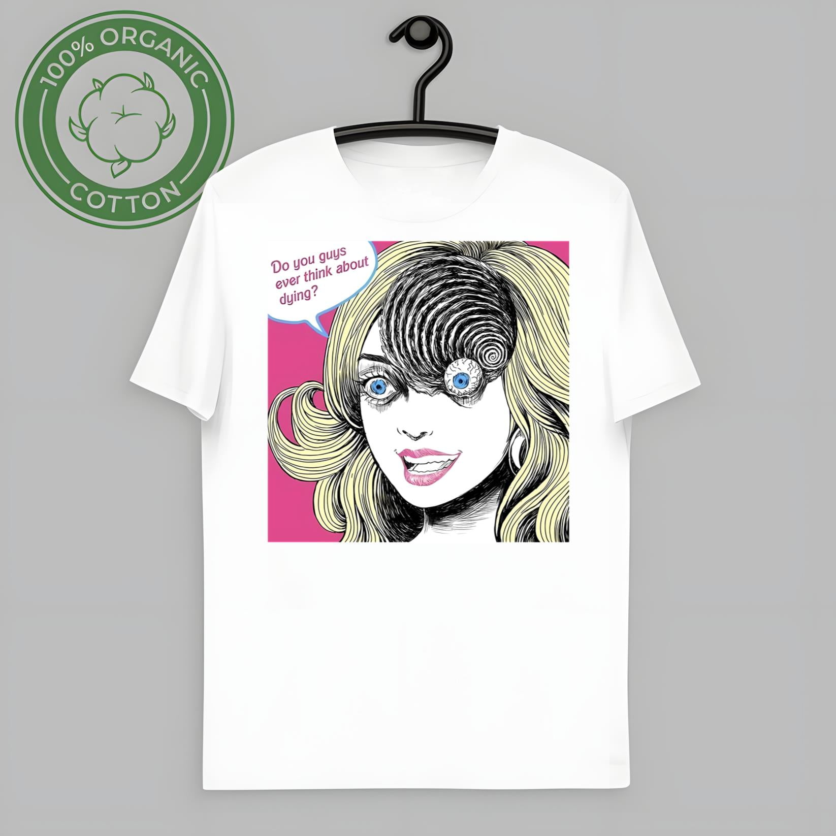 Junji Ito Dying Thoughts Horror Manga Tee Uzumaki Tomie Gyo Art Tote ...