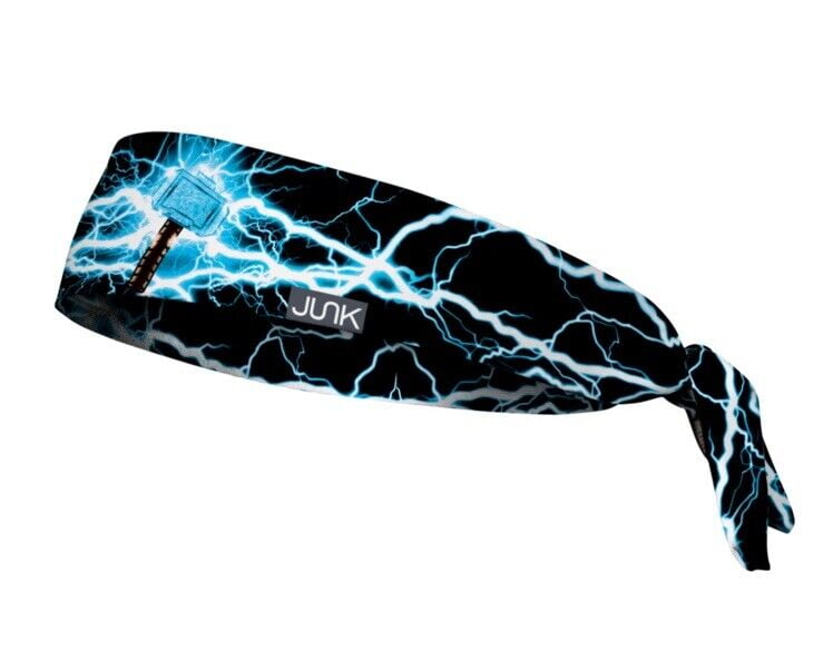Junk Brands Men's and Women's Thor Mjolnir Tie Headband - Black ...