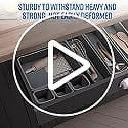 Junk Desk Drawer Organizer Trays - Set of 8 Modular Interlocking Drawer ...