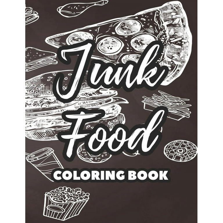 fast food coloring pictures