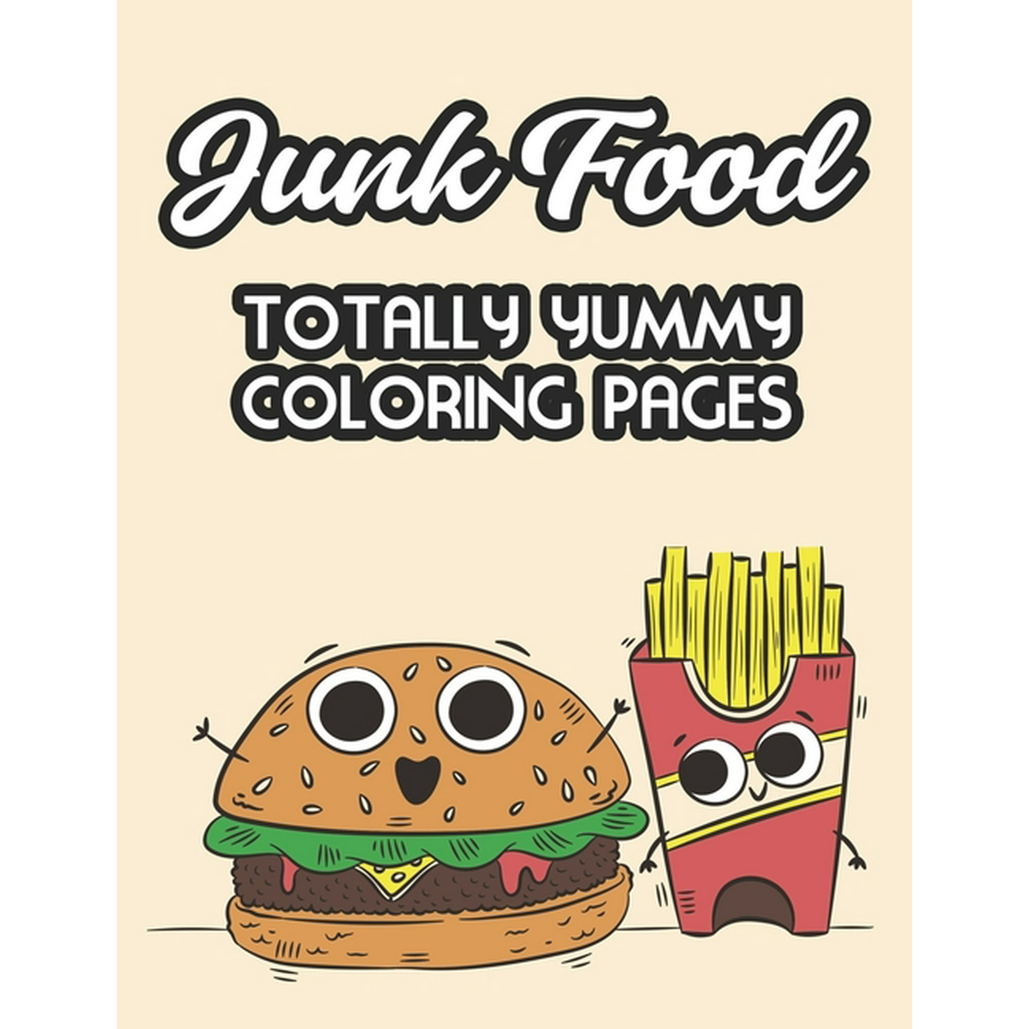Junk Food Coloring Pages
