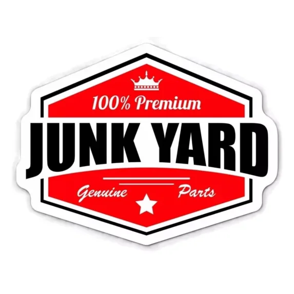 Junk Yard Sticker Genuine Parts Phone Decal Water Bottle Stickers Car ...