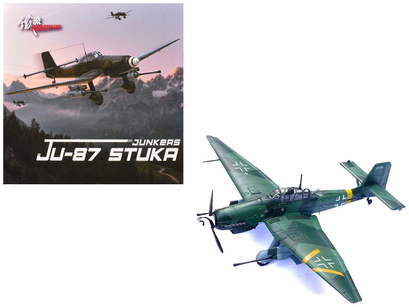 Junkers Ju 87G2 Stuka Bomber Aircraft "Slovakia" (1944) German Luftwaffe "Wing" Series 1/72 ...