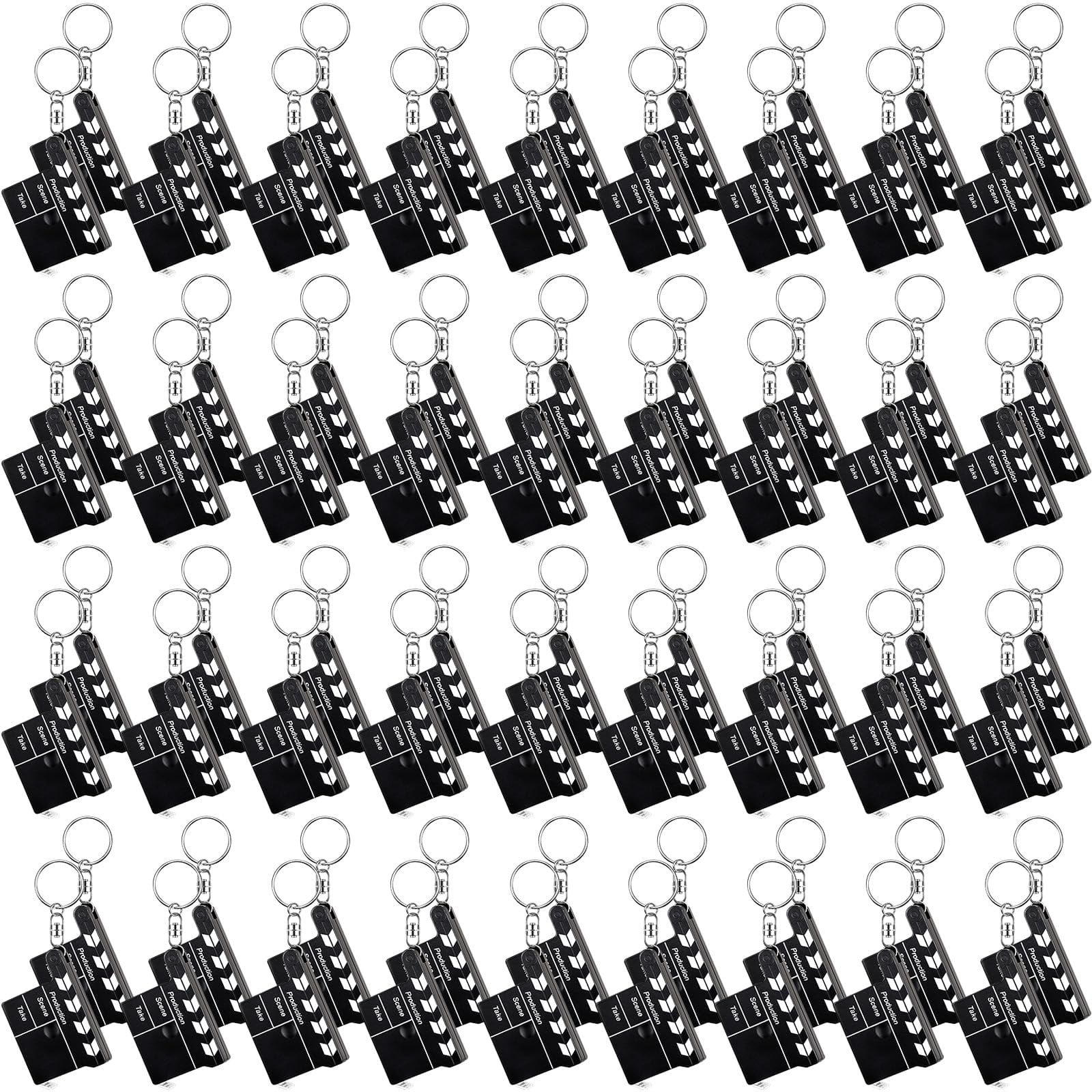 Junkin Movie Night Party KEF16 Favors Bulk Clapboard Key Chain with ...