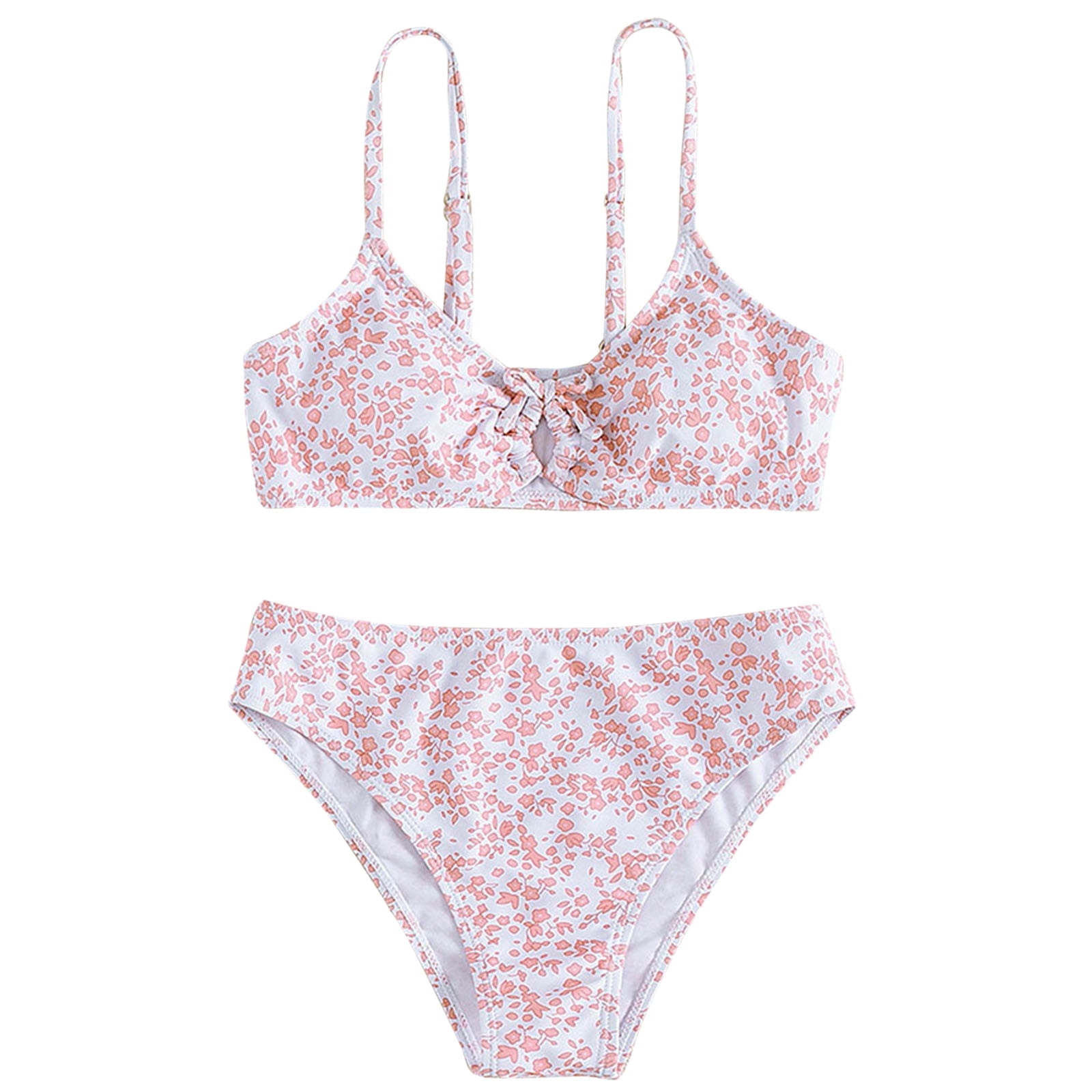 Junlike Girls Bathing Suit Teen Girls 2 Pieces Bikini with Chest Pad ...
