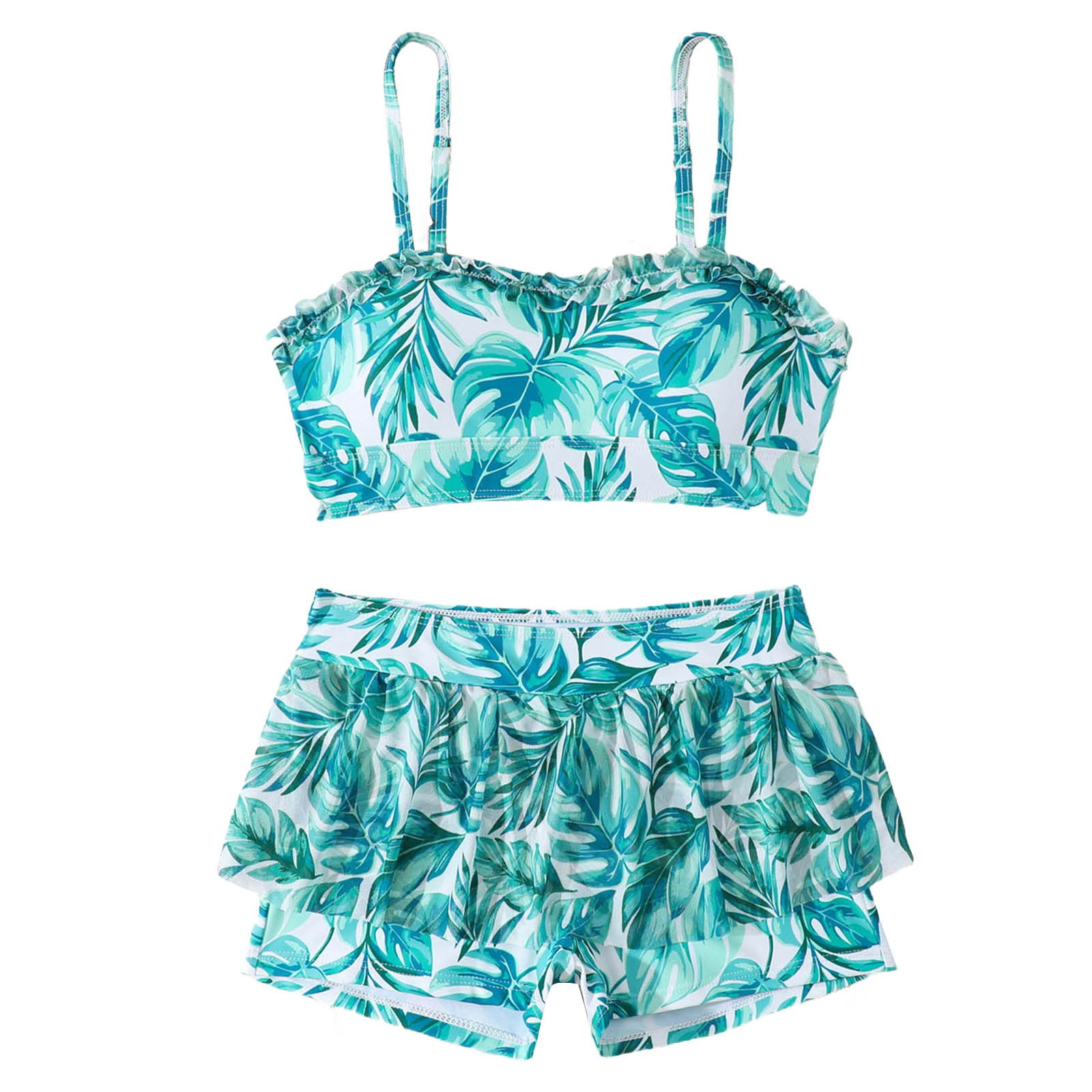 Junlike Tankini Sets For Girls Children's Split Swimsuit Suspender ...