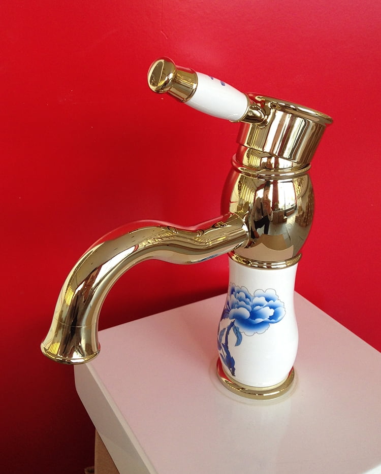 Juno Golden Style Single Handle Bathroom Faucet - Walmart.com