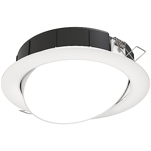 Juno LED Shower Light, Adjustable 6 Inch Wafer Downlight, Switchable ...