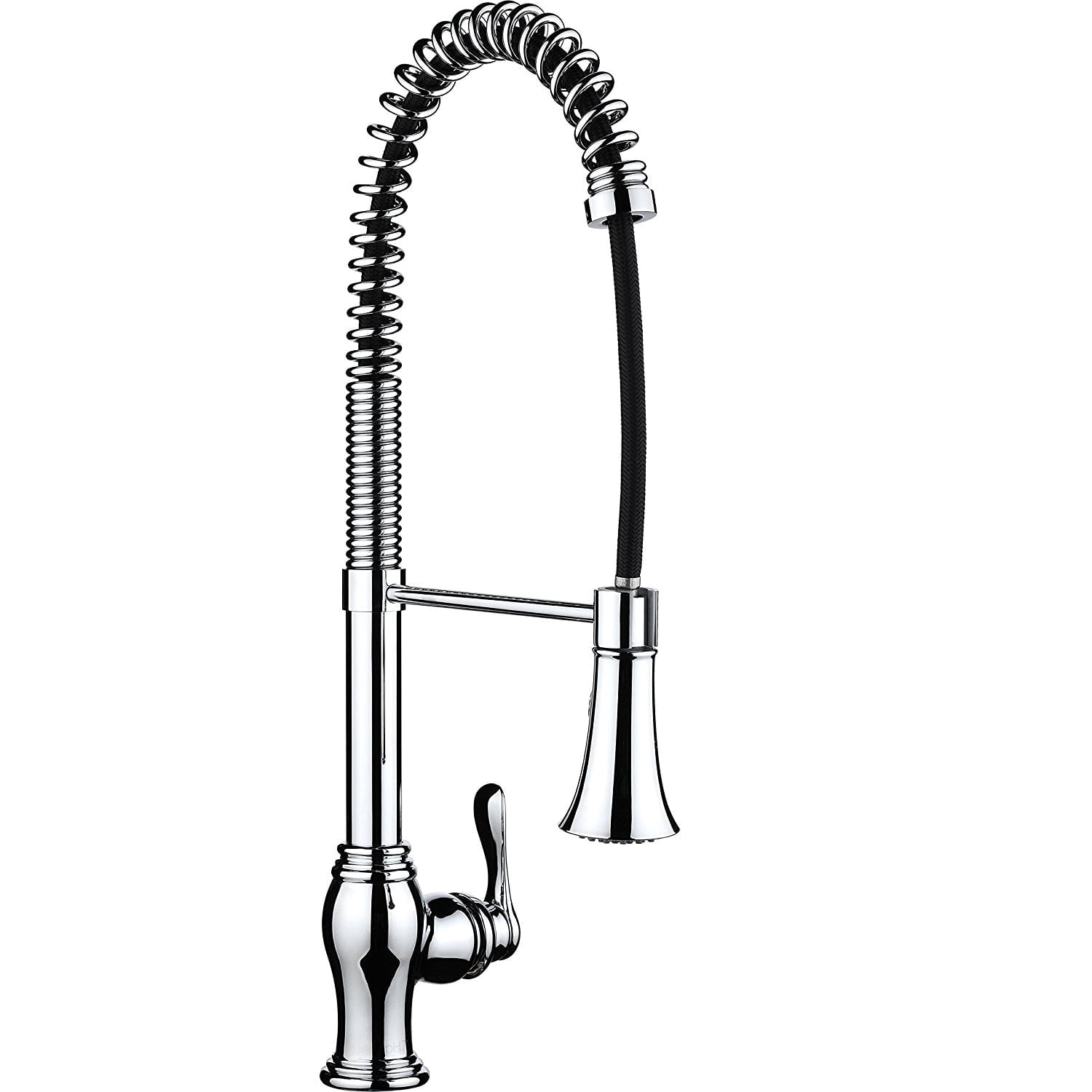 Juno La Paz Single Handle Pull Down Sprayer Kitchen Sink Faucet In Chrome - Walmart.com