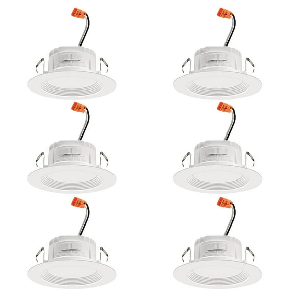 Open Box Juno Lighting Rb4 Sww5 Cp6 M2 Retrobasics 4" Integrated Led ...