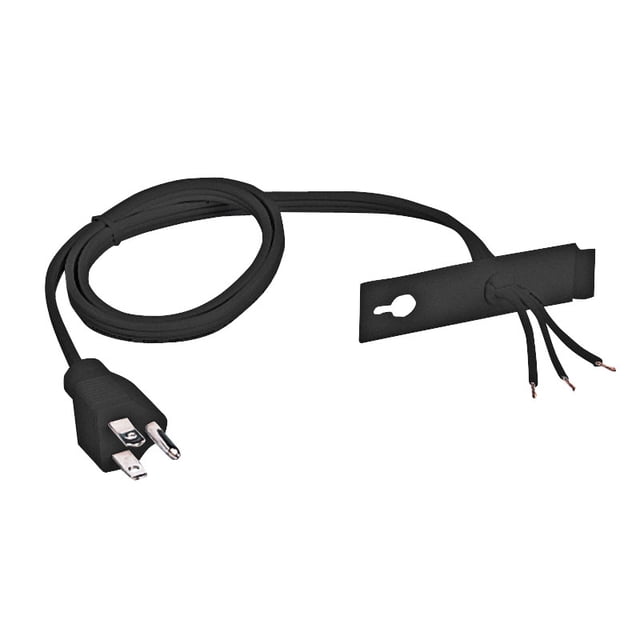 Juno Lighting Group - Juno Undercabinet Cord and Plug Kit,Black,6 ft L ...