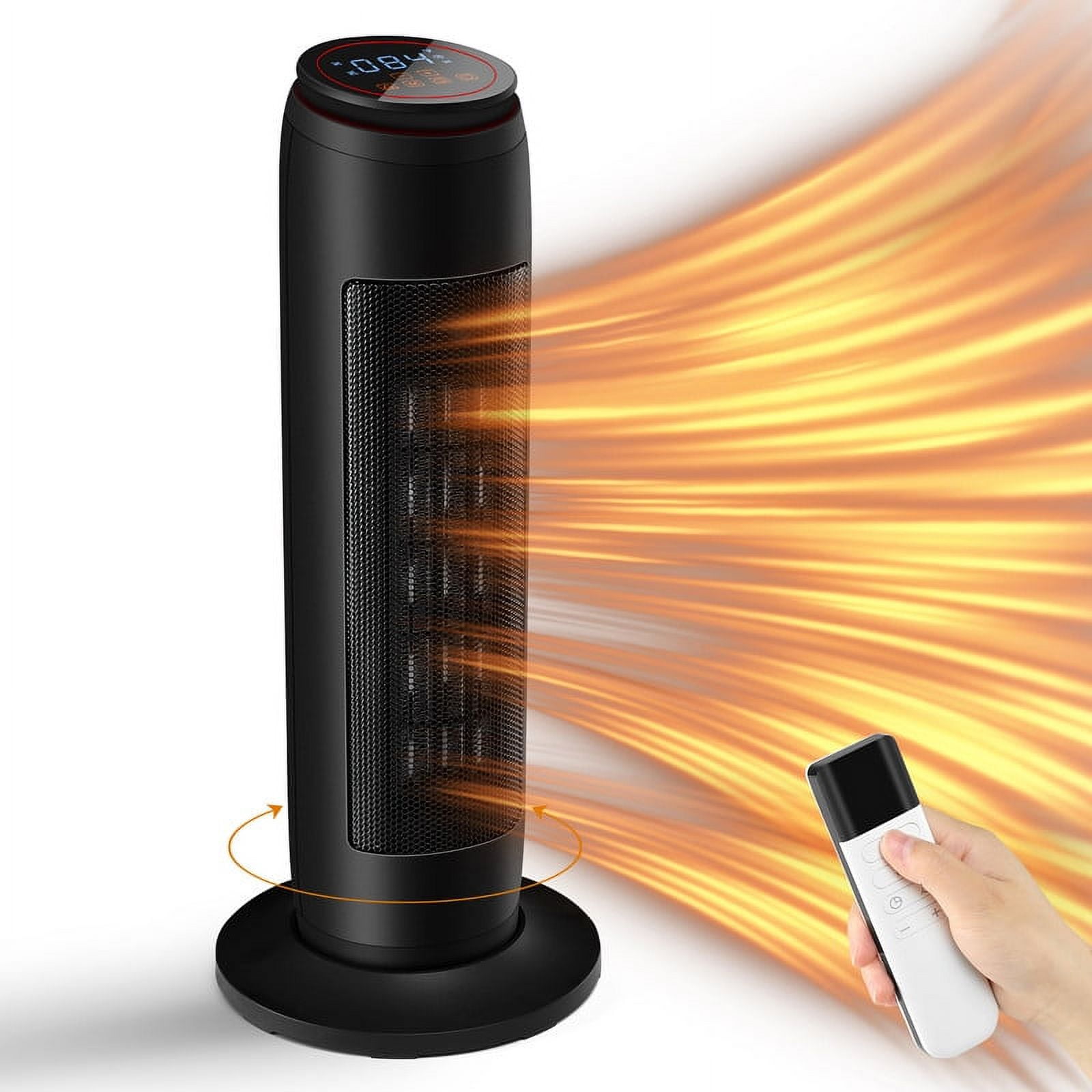 Junovo Space Heater 1500W Portable Heater with Remote Control Tower ...