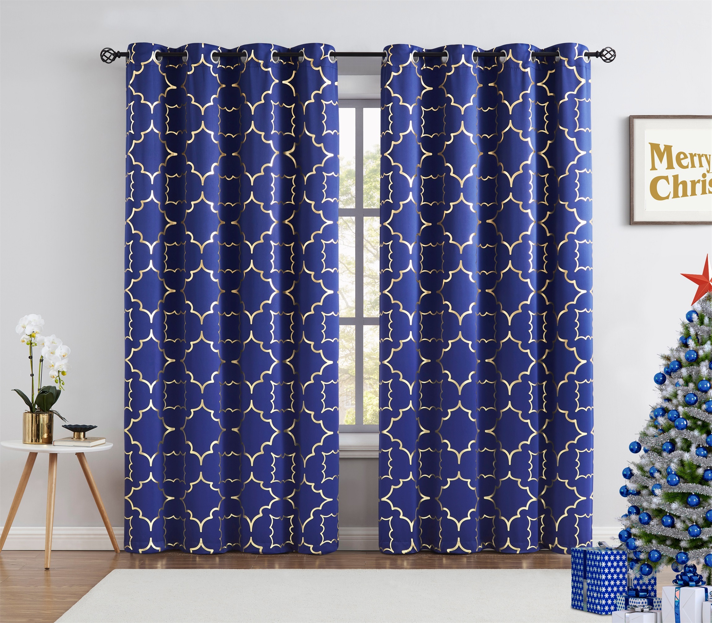 Maytex Jardin Embroidered Thermal Lined Energy Window Panel - Walmart.com
