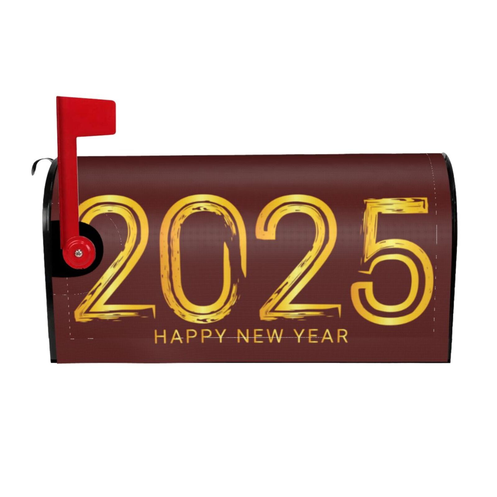 Junzan 2025 New Year 4 Pattern Mailbox Covers,Magnetic Mailbox ...
