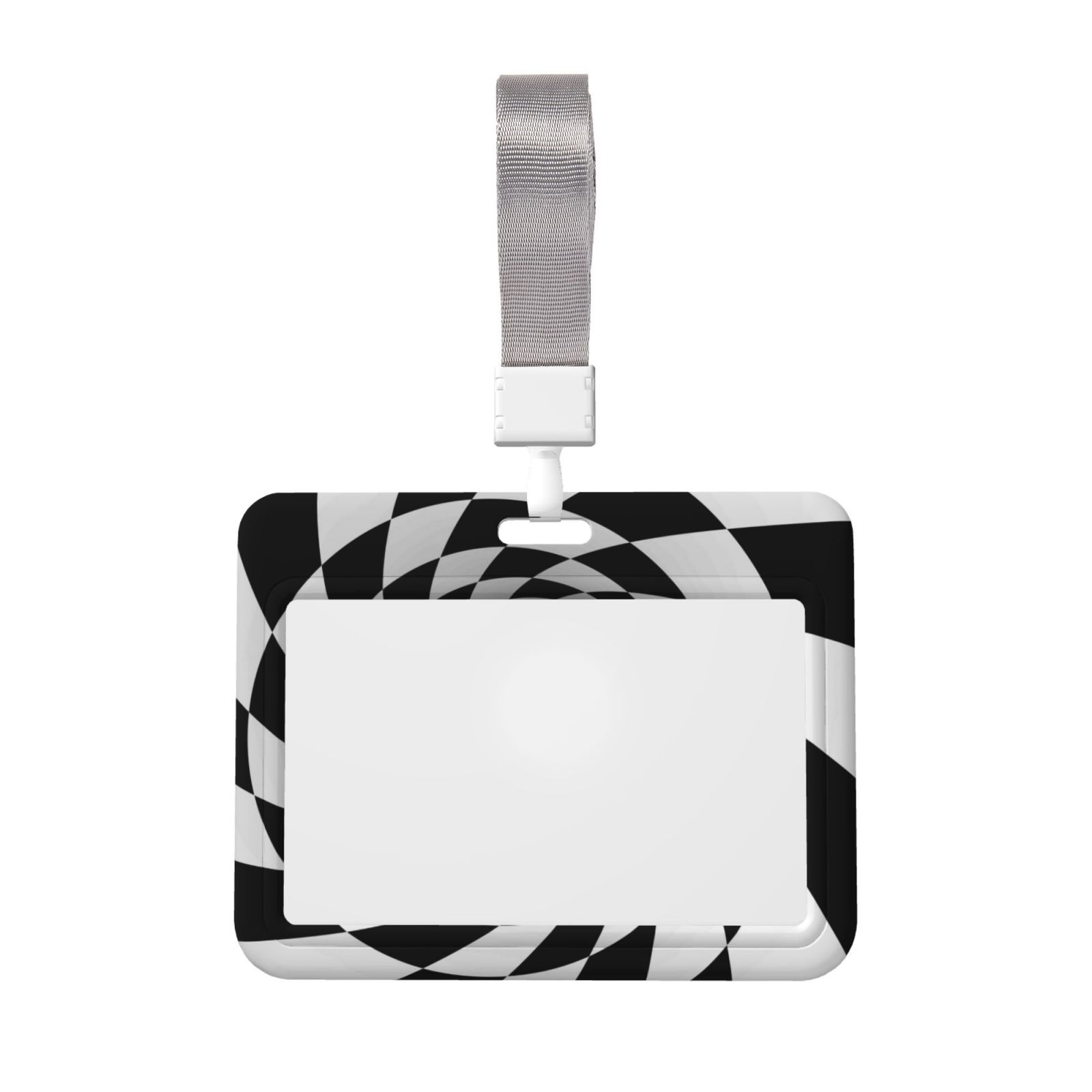 Junzan 3d Vortex Illusion Id Badge Holder With Windows Key Card Work ...