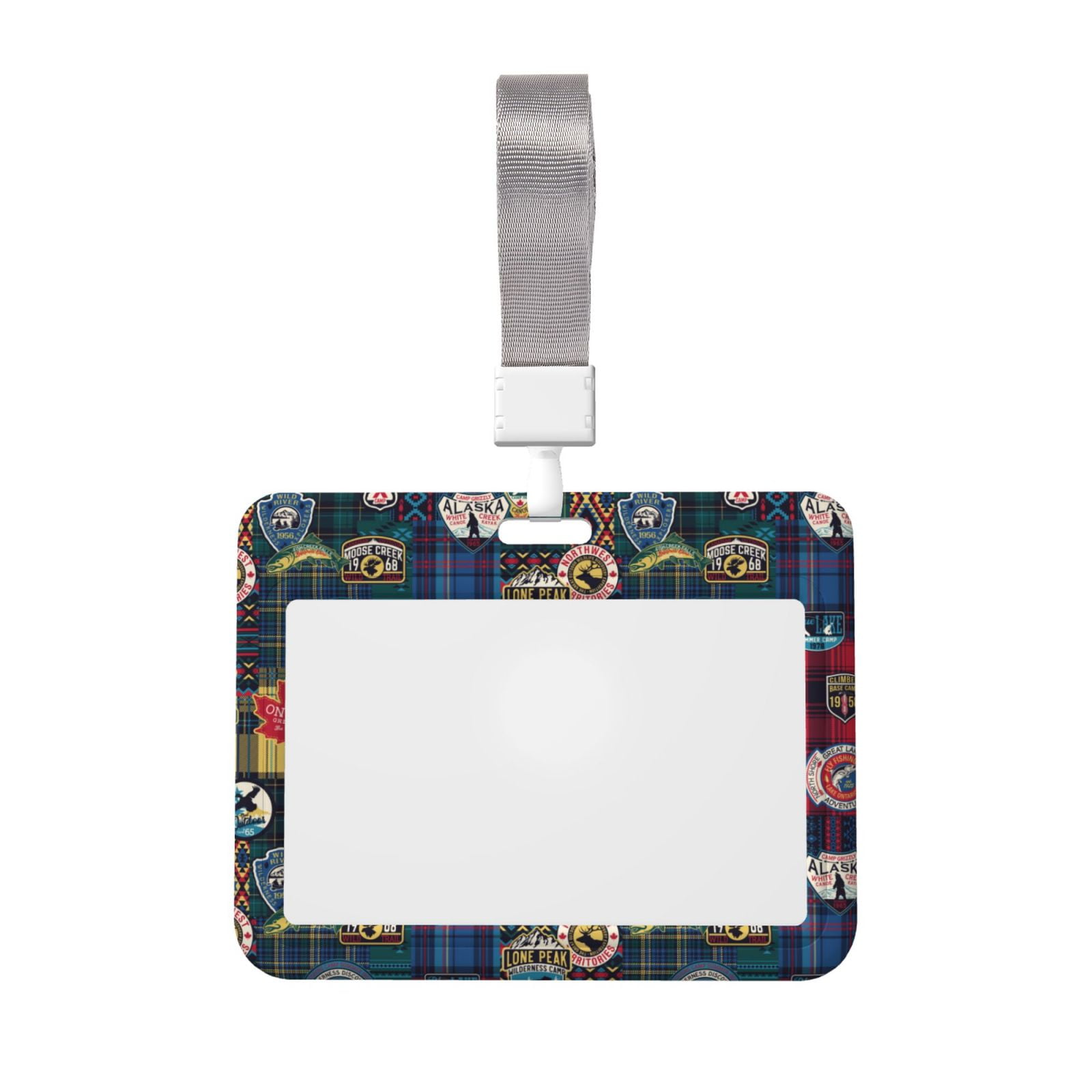 Junzan Adventure Camping Badge ID Badge Holder with Windows Key Card ...